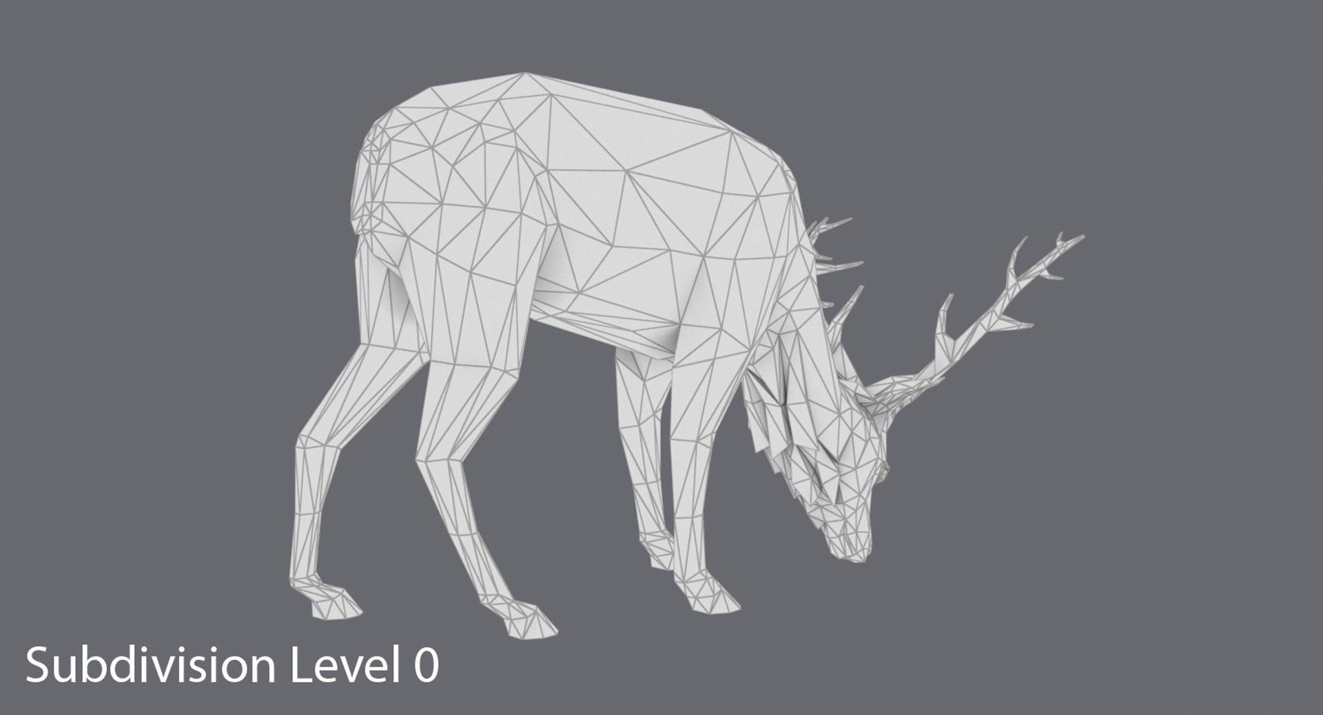 3D Stag---eating - TurboSquid 1192999