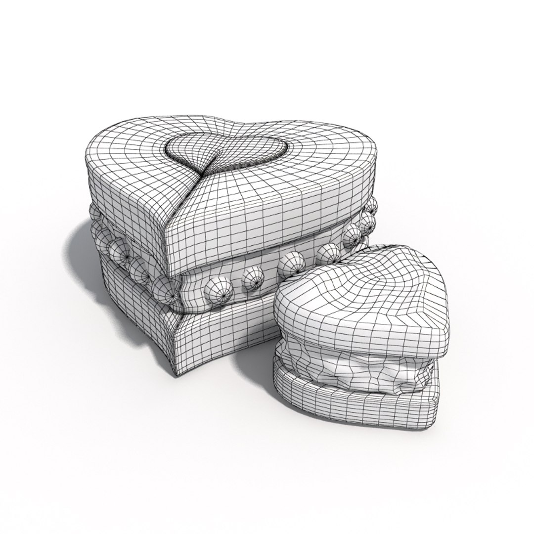 3d cakes modelled model