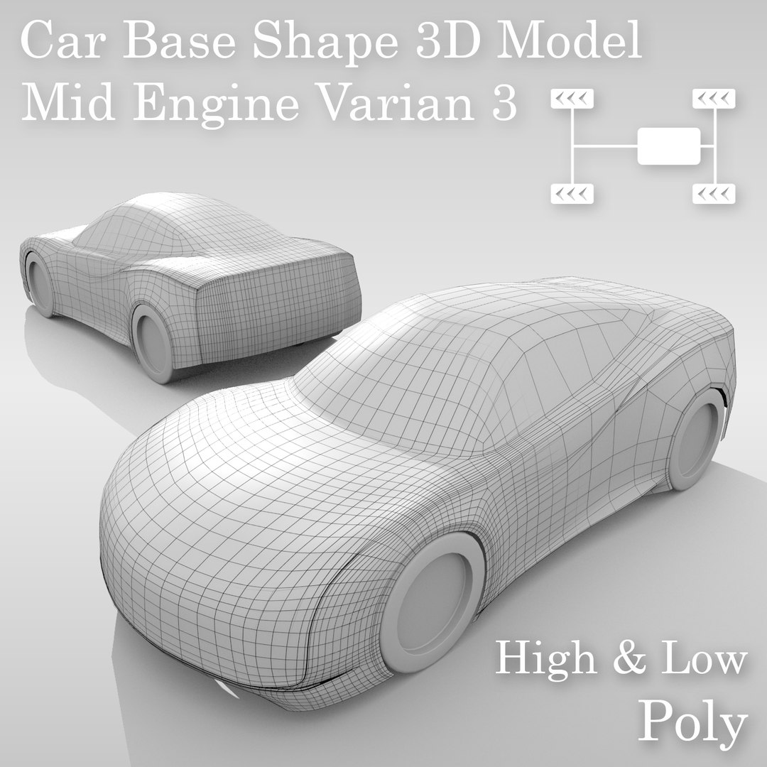 Car Base Variants Model | 1145087 | TurboSquid