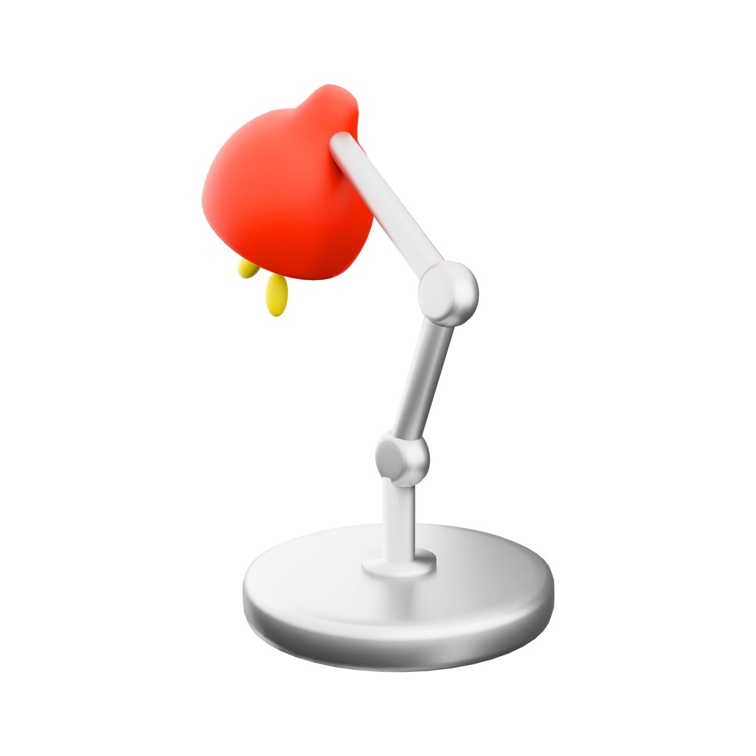 3d Table lamp icon 3D model - TurboSquid 2066389
