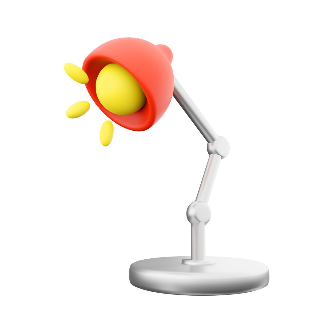 3d Table lamp icon 3D model - TurboSquid 2066389