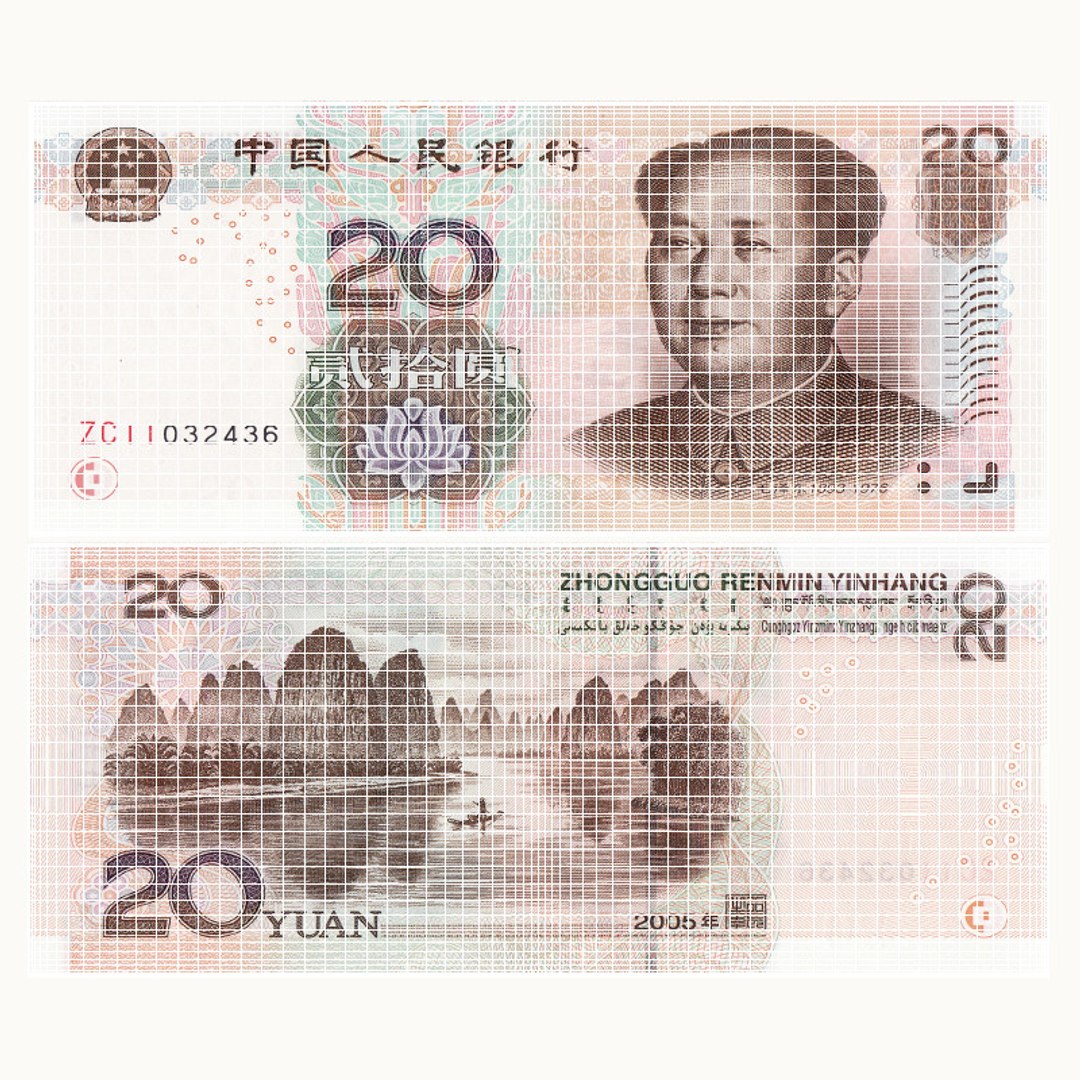 3D 20-yuan-note---pack | 1144948 | TurboSquid