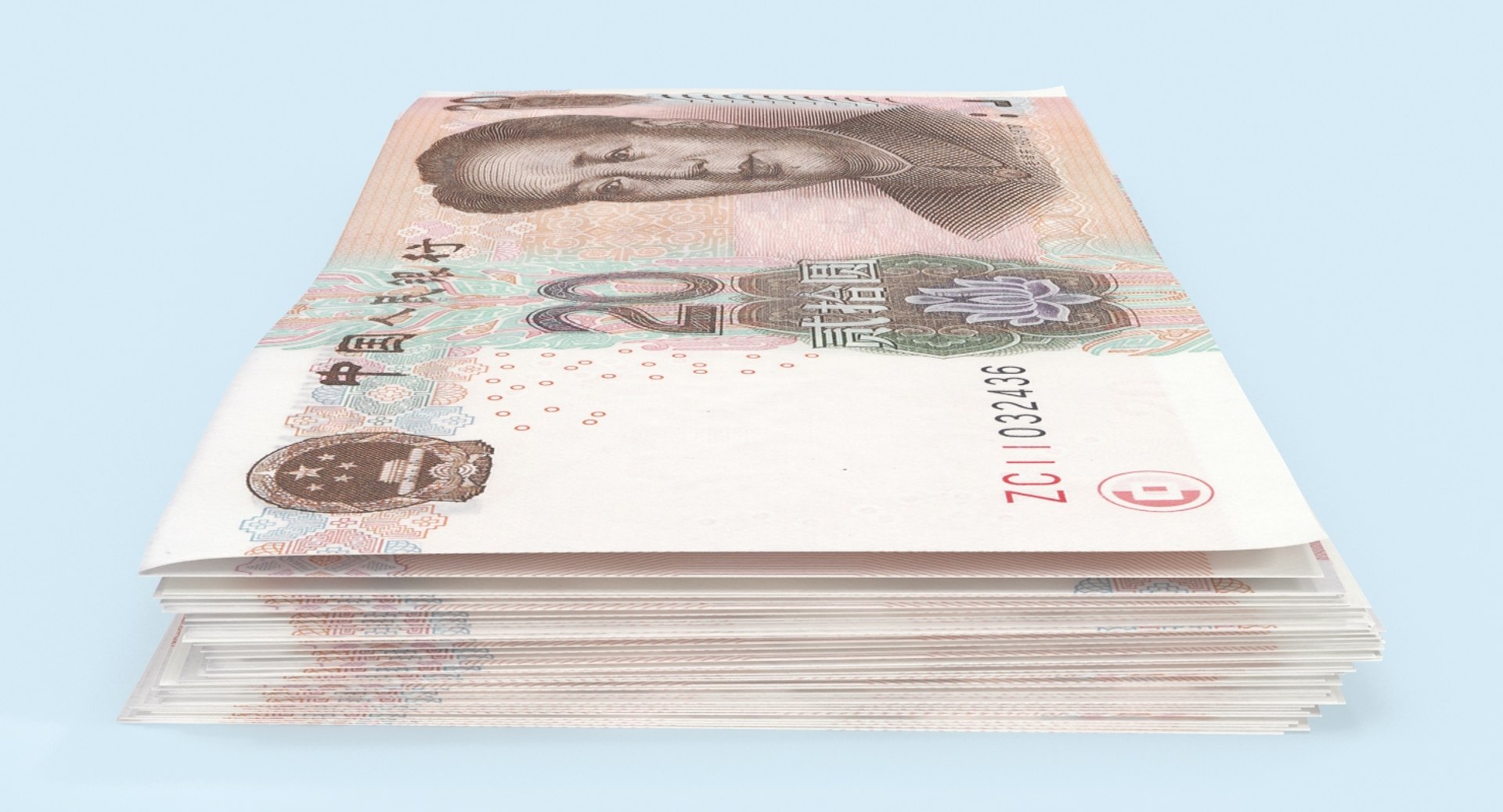 3D 20-yuan-note---pack | 1144948 | TurboSquid