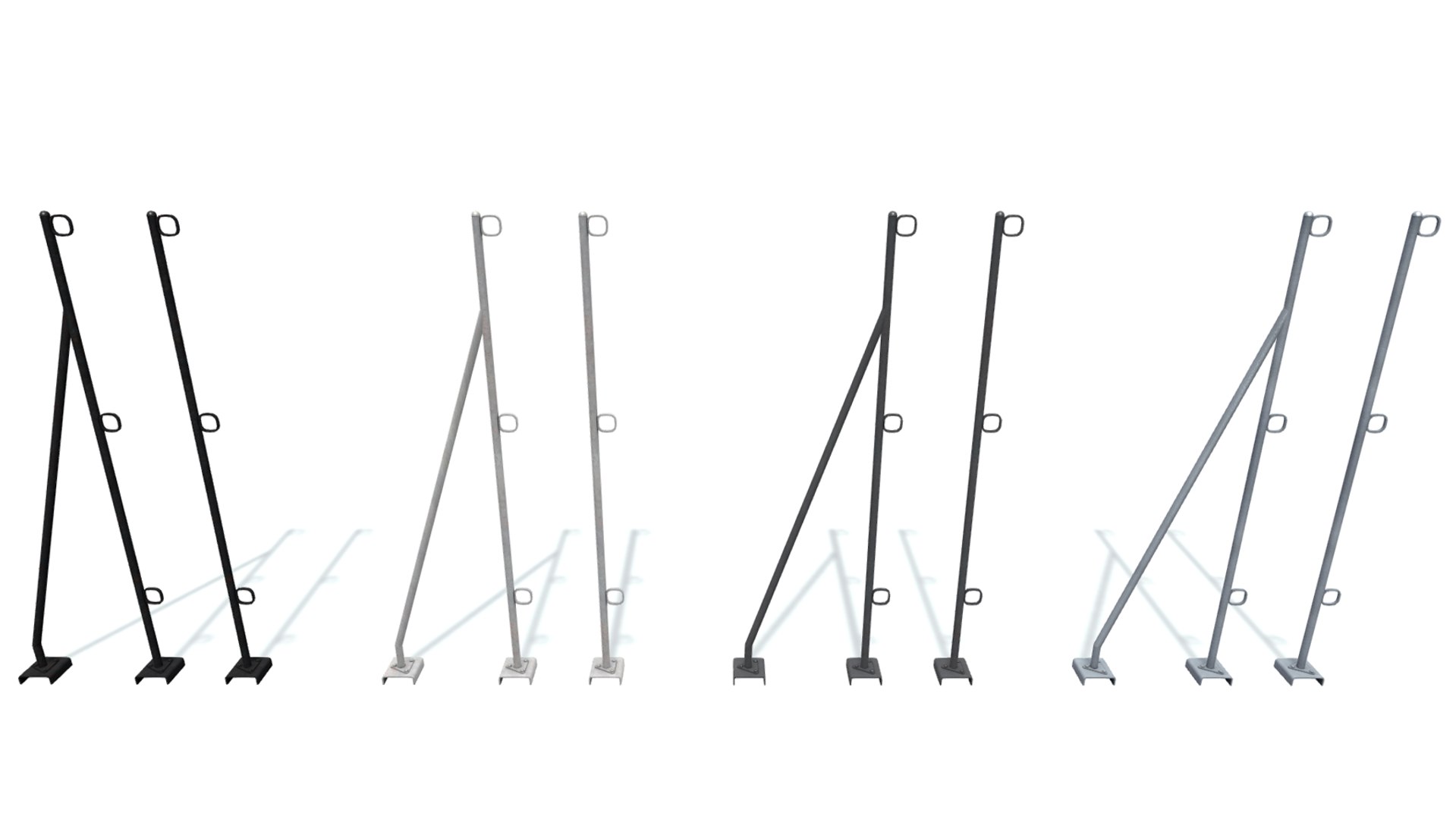 Rail Stanchion F 3D Model - TurboSquid 1515674