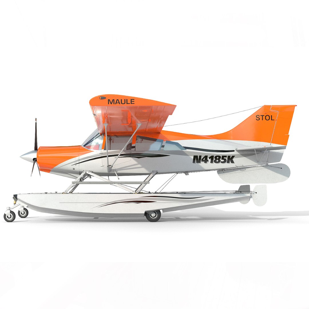 Light Airplane Maule Hydroplane 3D Model - TurboSquid 1771711