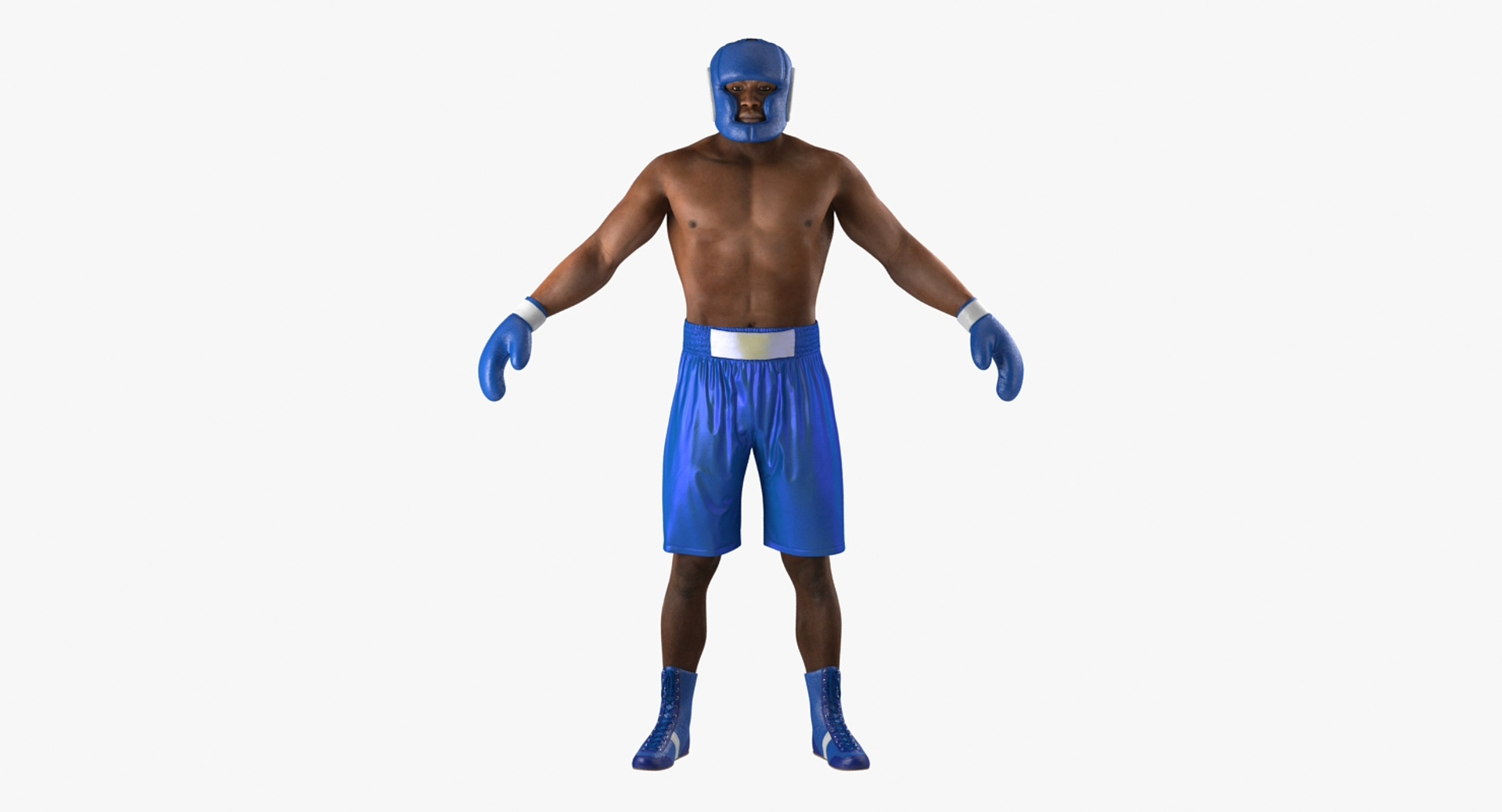 3D Model Boxers Rigged - TurboSquid 1516470