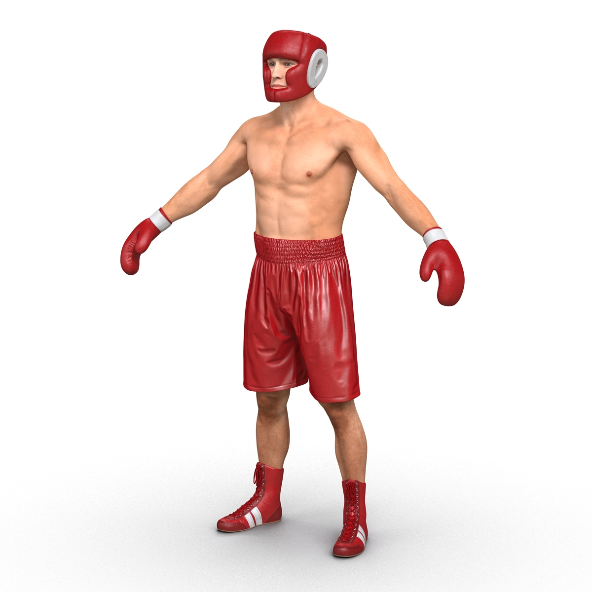 3D модель Коллекция боксеров Rigged для Maya - TurboSquid 1516470