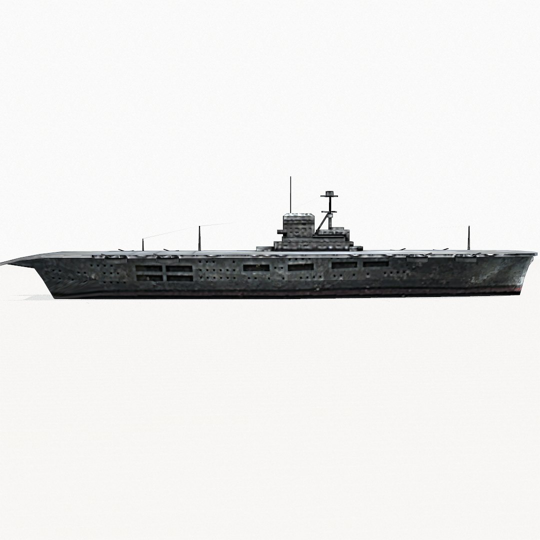 ark royal aircraft carrier 3d model