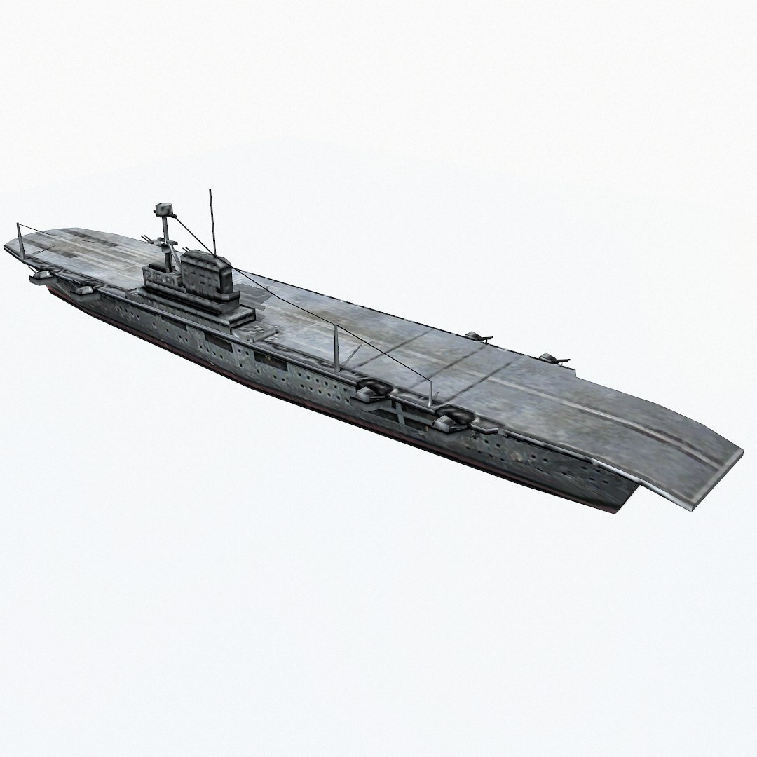 ark royal aircraft carrier 3d model