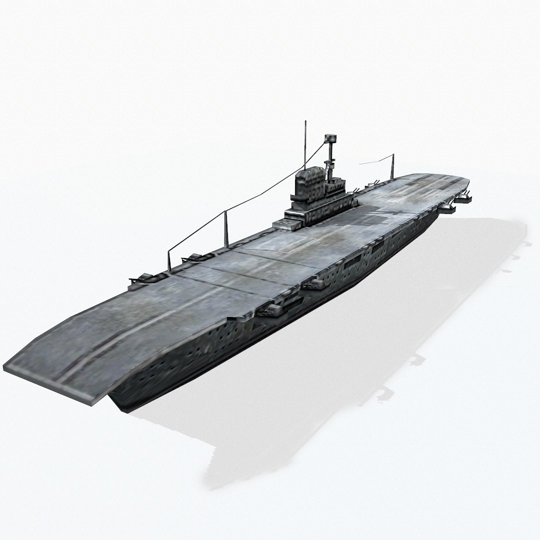 ark royal aircraft carrier 3d model