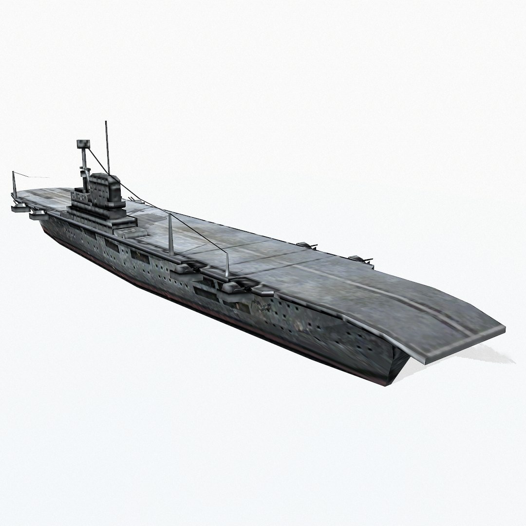 ark royal aircraft carrier 3d model