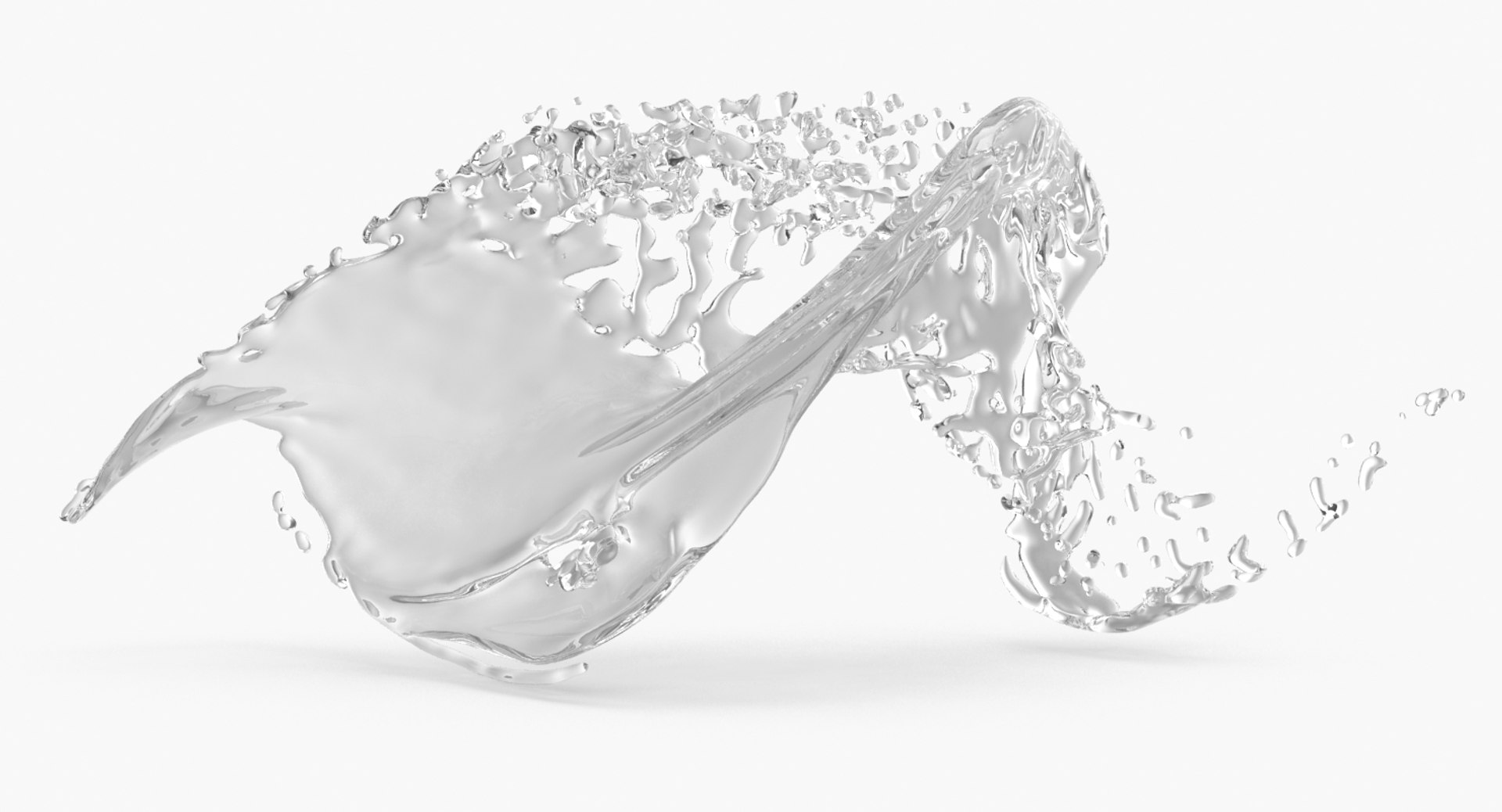 Water splash 3D model - TurboSquid 1212295