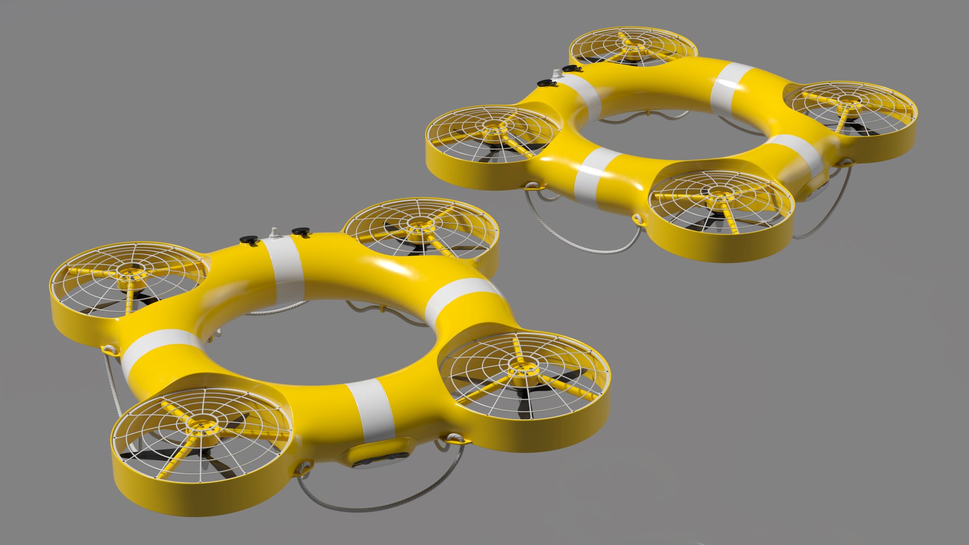 Water Rescue Drone Yellow 3D Model - TurboSquid 2248111