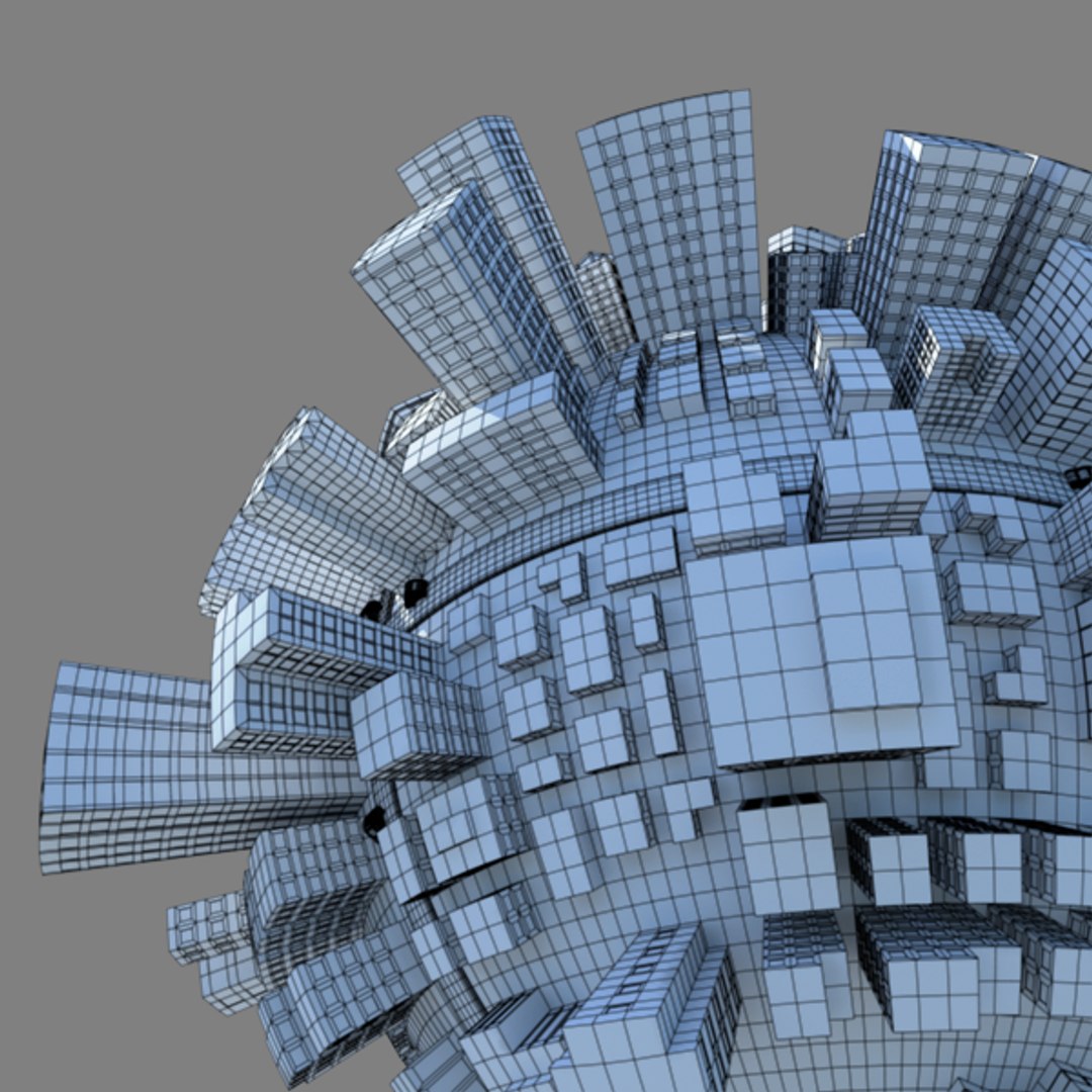 City Planet 3d Model