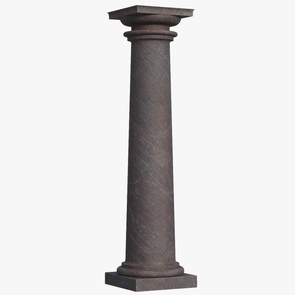 modelo 3d Columna toscana del templo - TurboSquid 1702110
