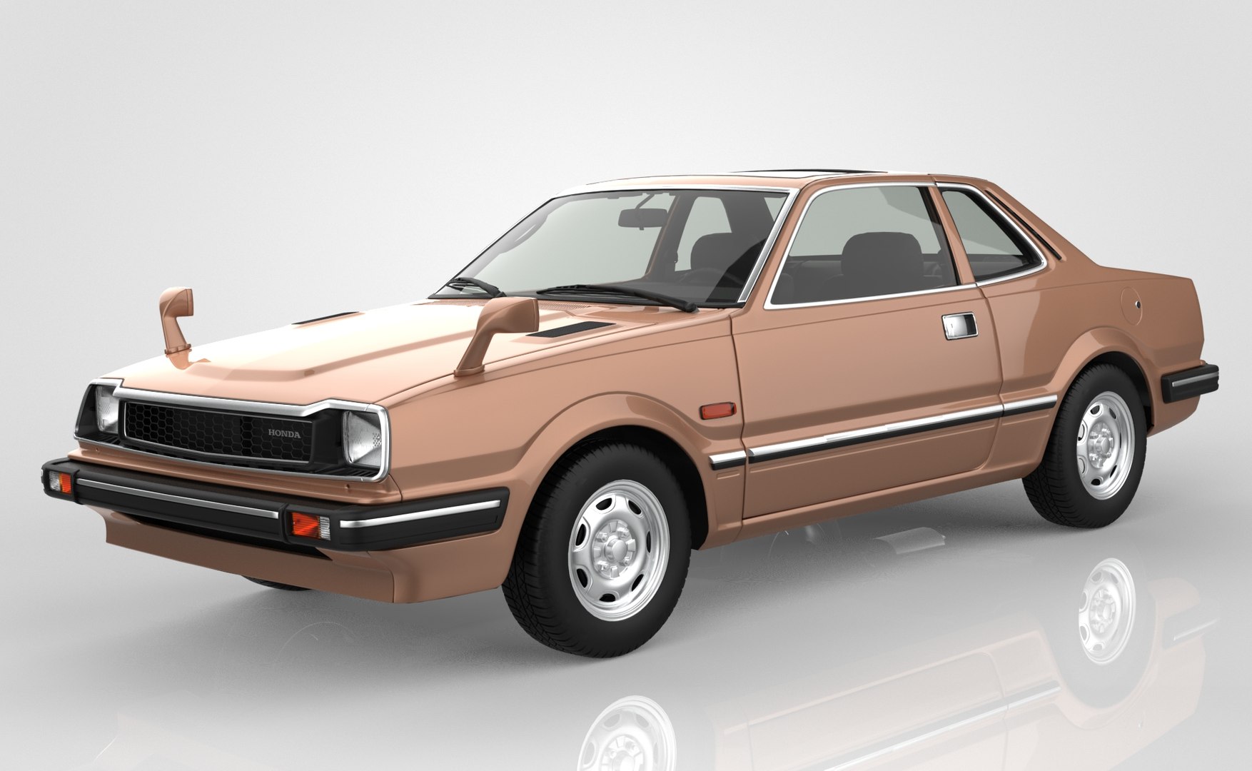 3D Model Honda Prelude 1980 - TurboSquid 2010080