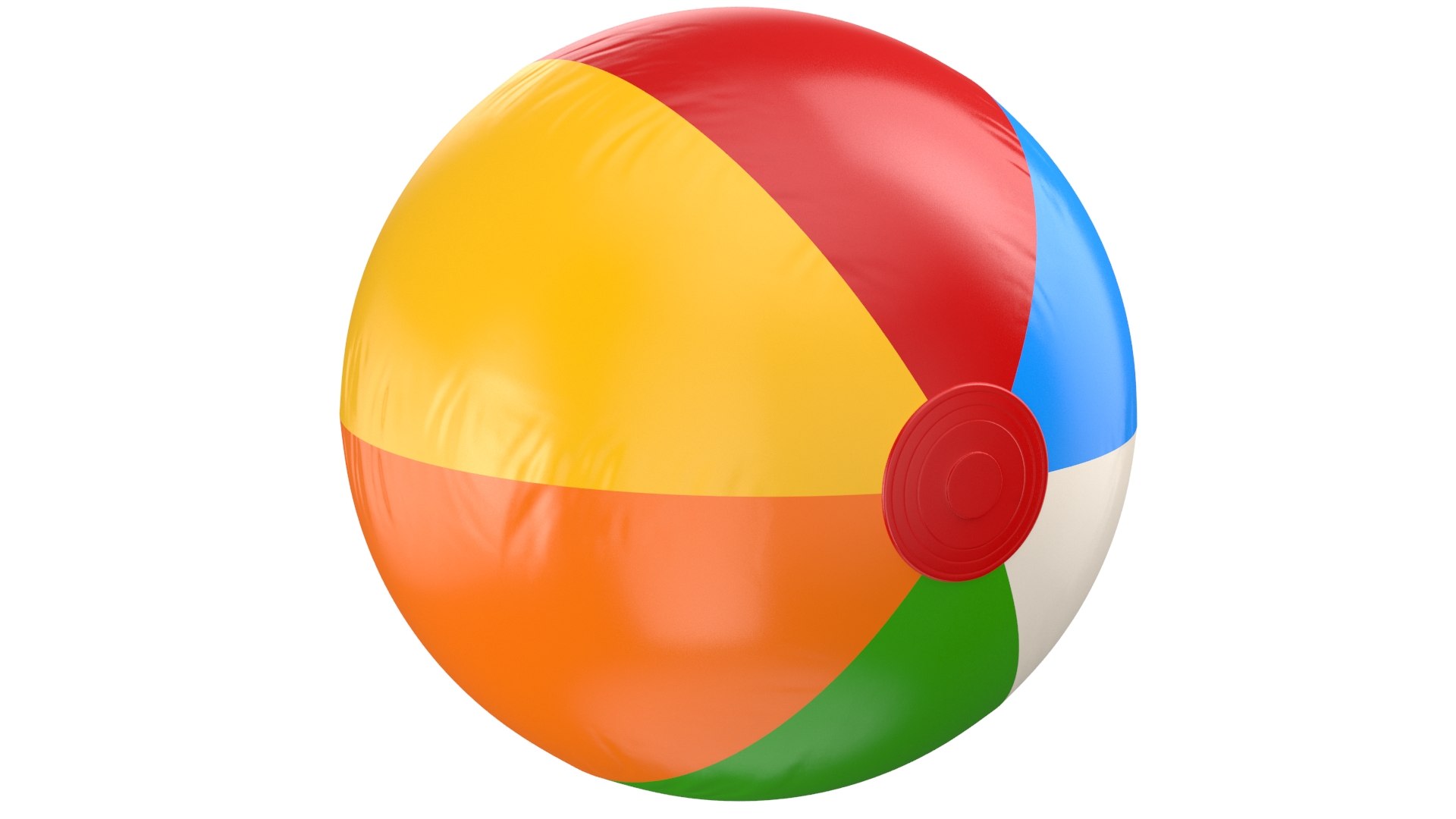 Real Beach Ball 3D Model - TurboSquid 1512462