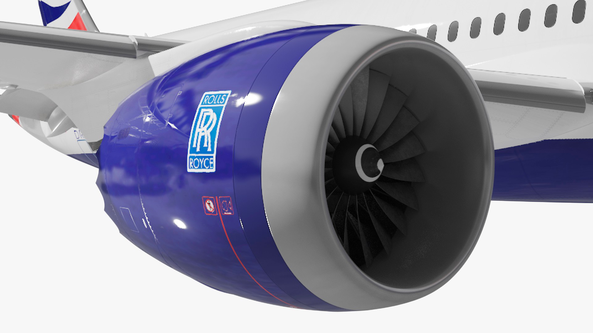3D Model British Airways Boeing 787-8 Dreamliner Rigged For Cinema 4D ...