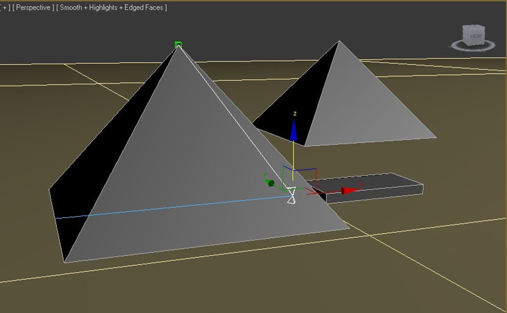3ds Max Pyramid Giza Layout