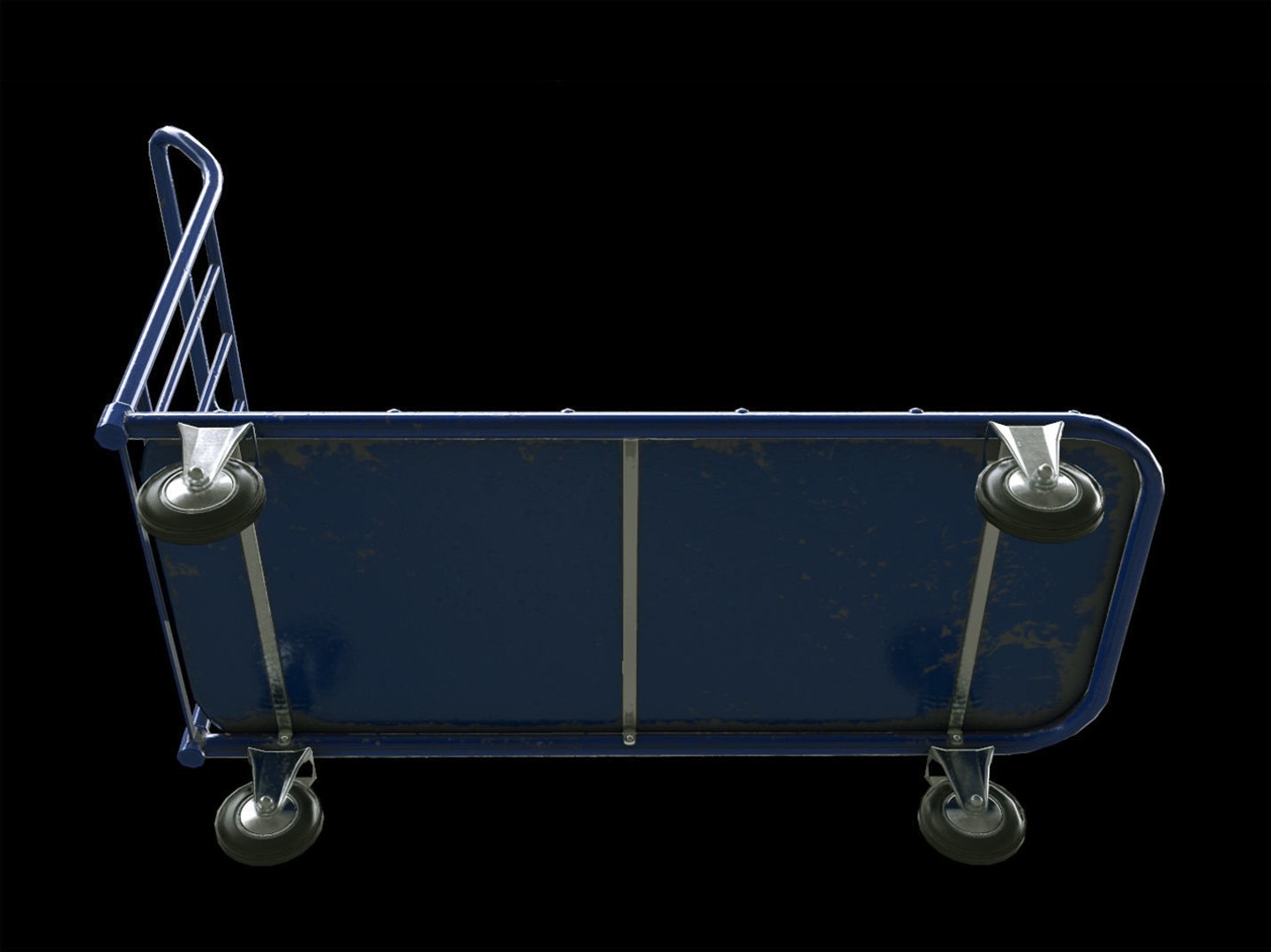 3D Standard Transport Trolley Model - TurboSquid 1424321