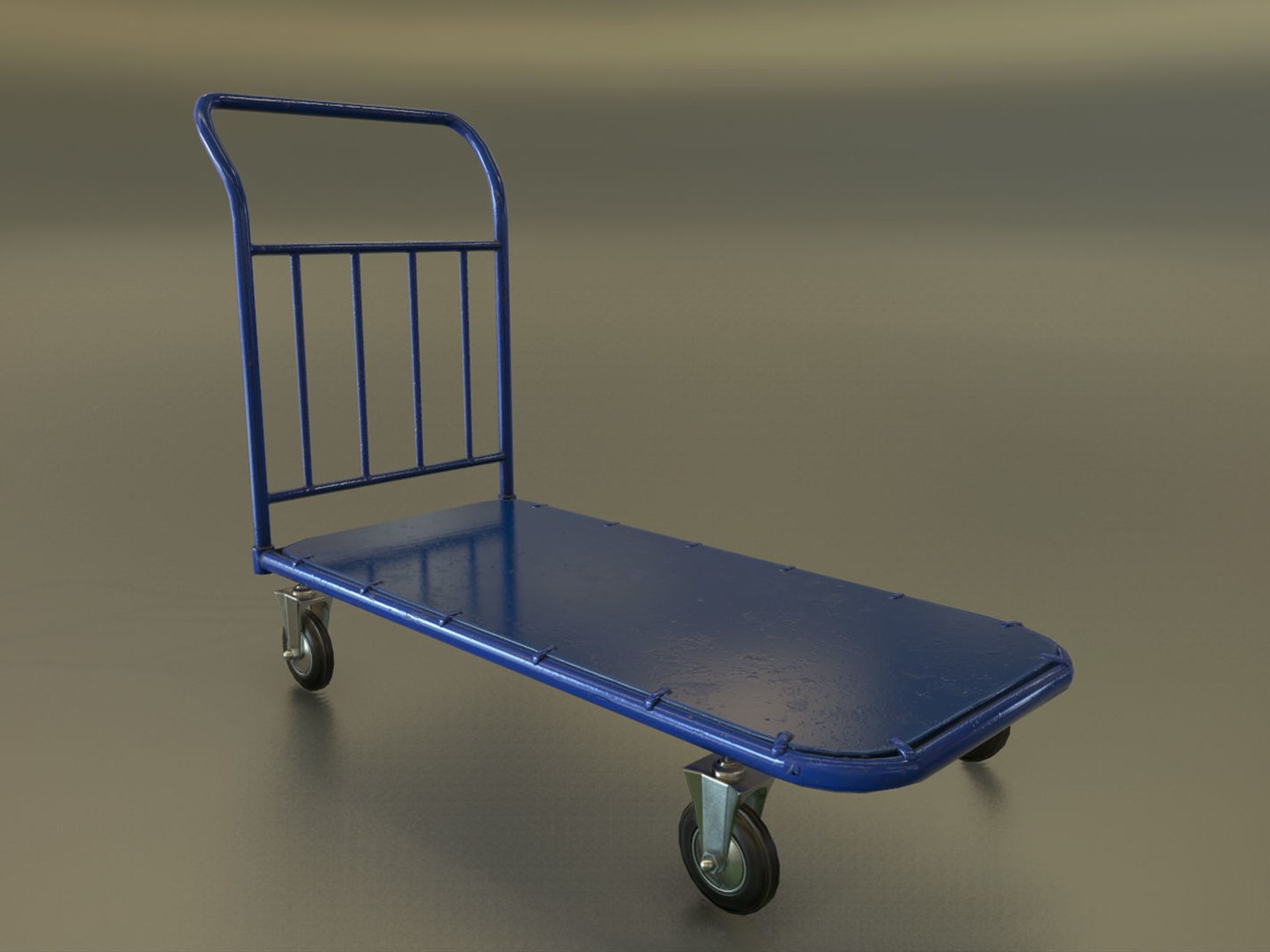 3D Standard Transport Trolley Model - TurboSquid 1424321