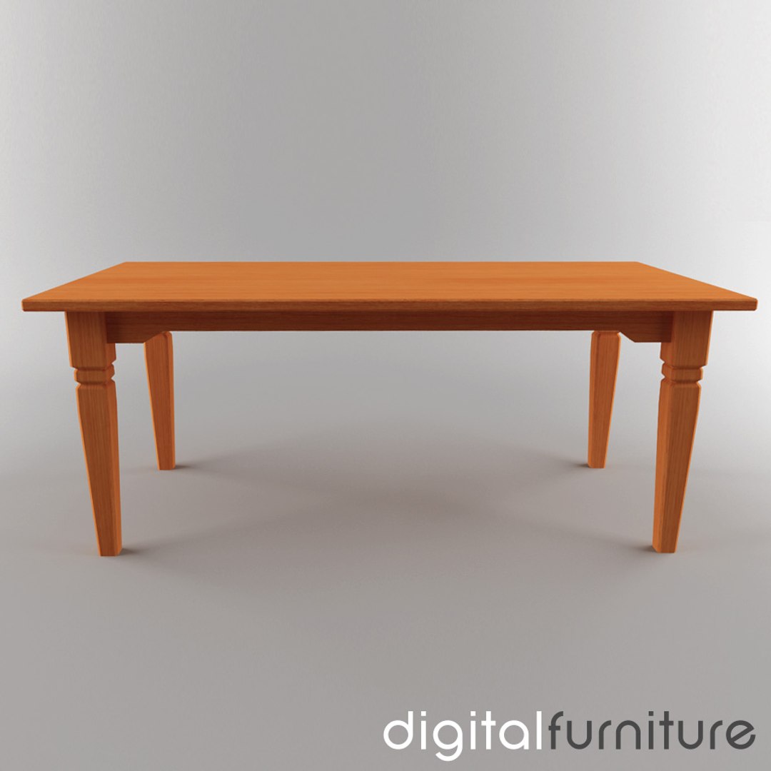 3d Max Dining Table