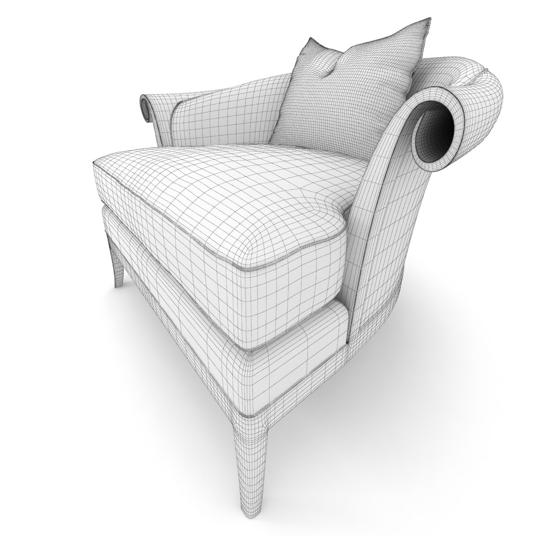 3d Model Armchair
