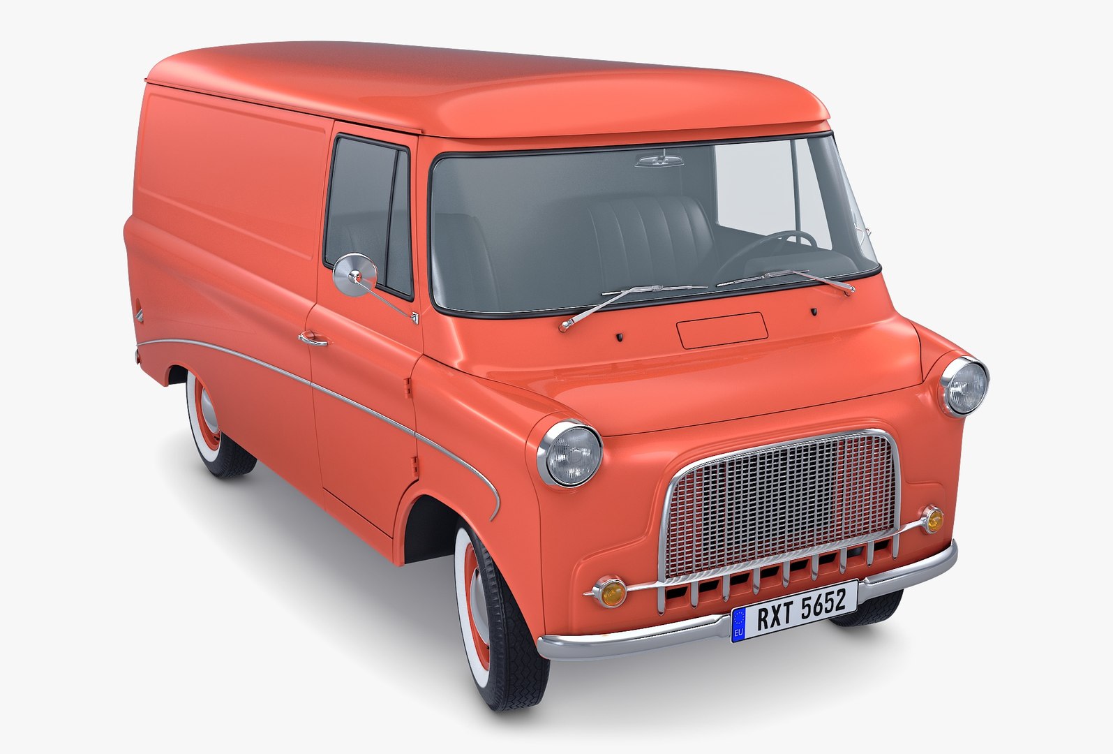 3D Old Cargo Van Generic M 1 - TurboSquid 2350693