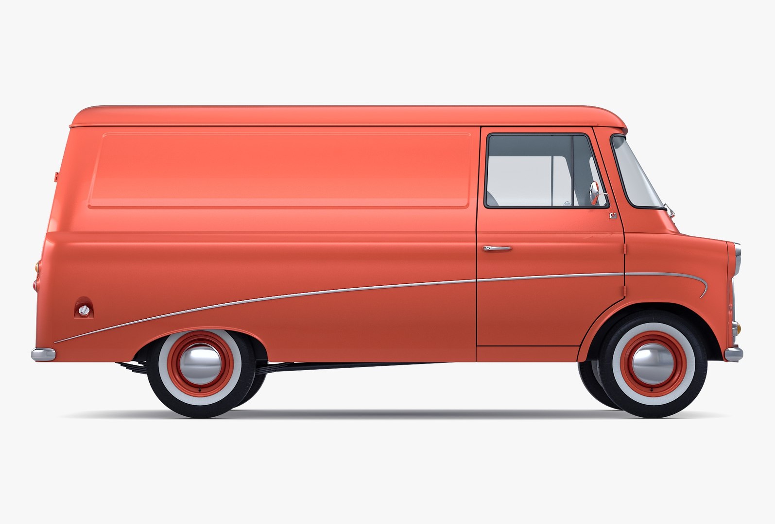 3D Old Cargo Van Generic M 1 - TurboSquid 2350693