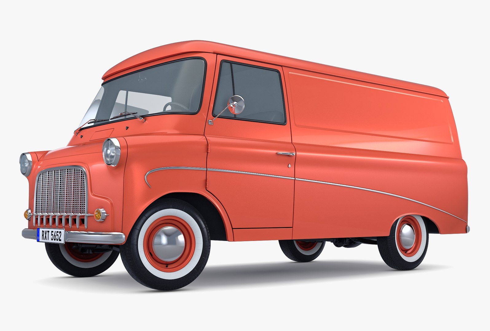 3D Old Cargo Van Generic M 1 - TurboSquid 2350693