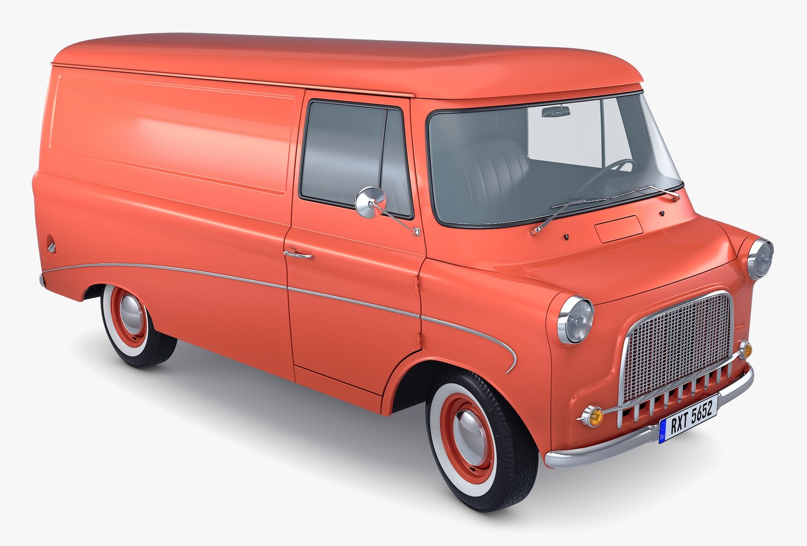 3D Old Cargo Van Generic M 1 - TurboSquid 2350693