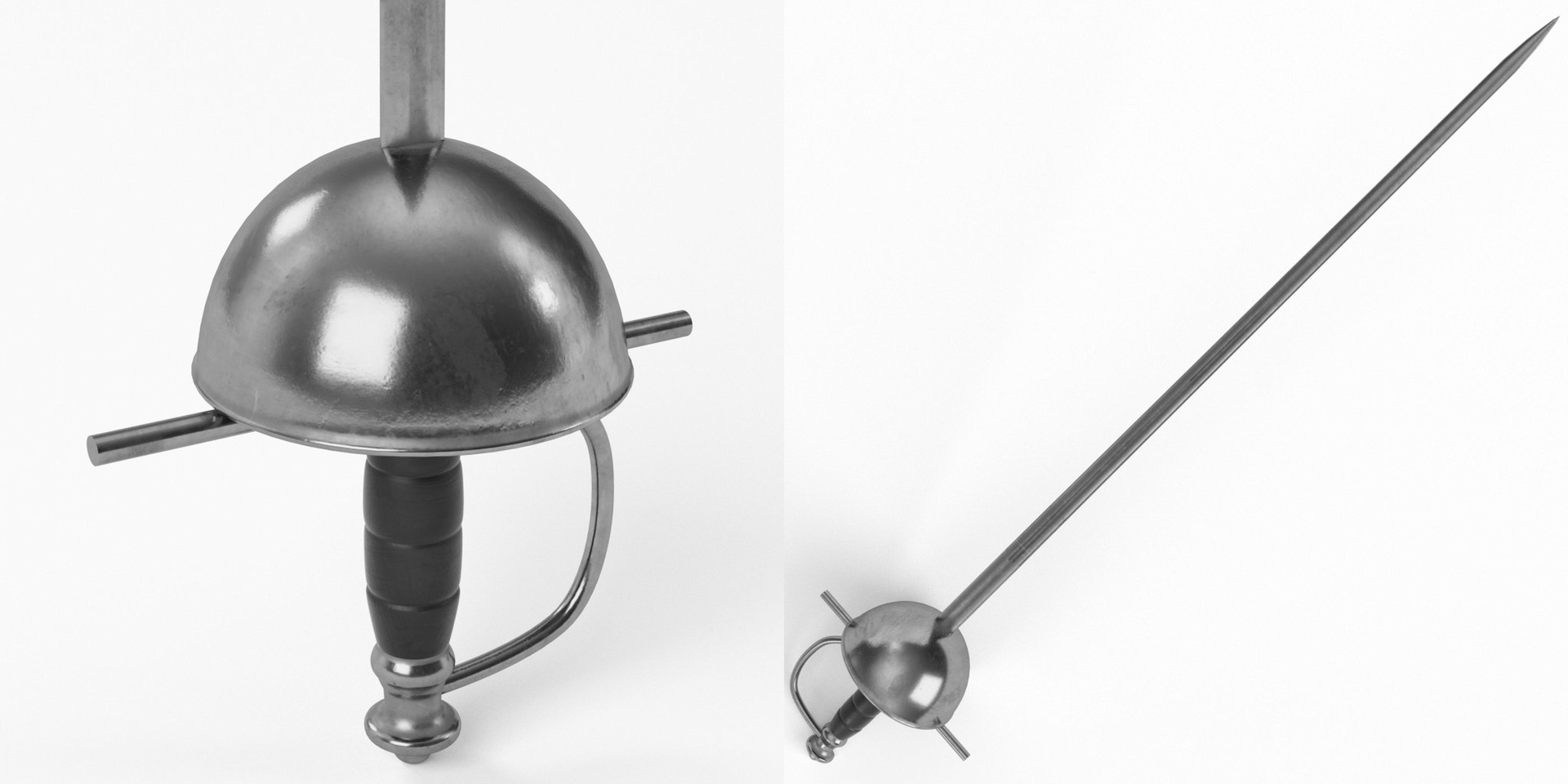 3d italian foil fencing