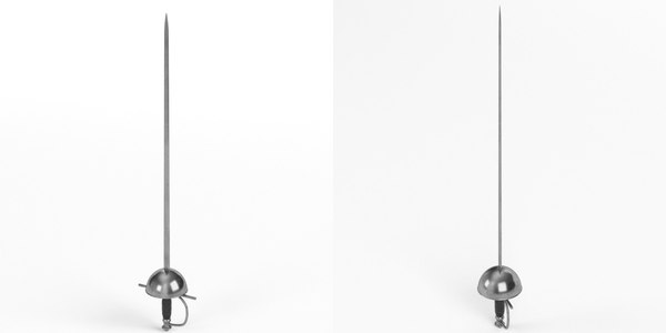 3d italian foil fencing