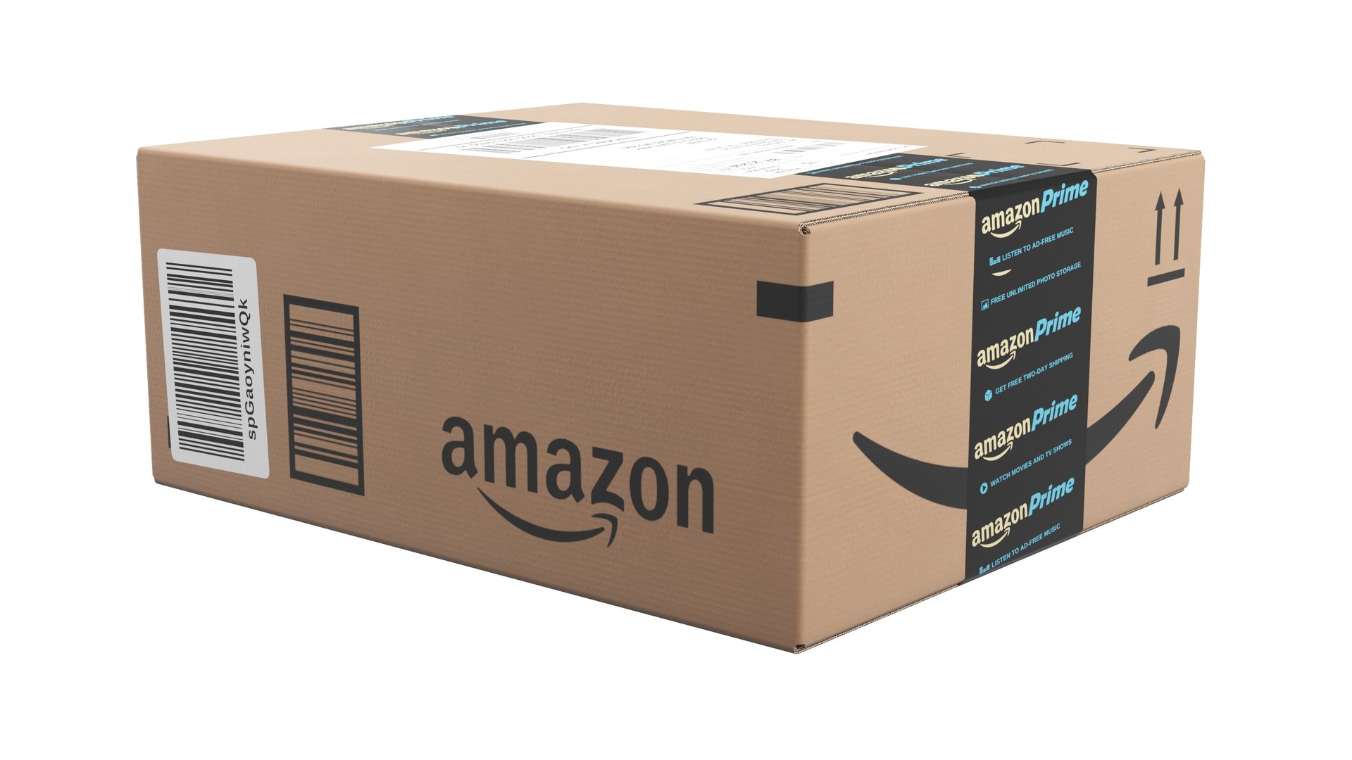 Amazon Parcels Box 30x24x12cm 3D Model - TurboSquid 1990825