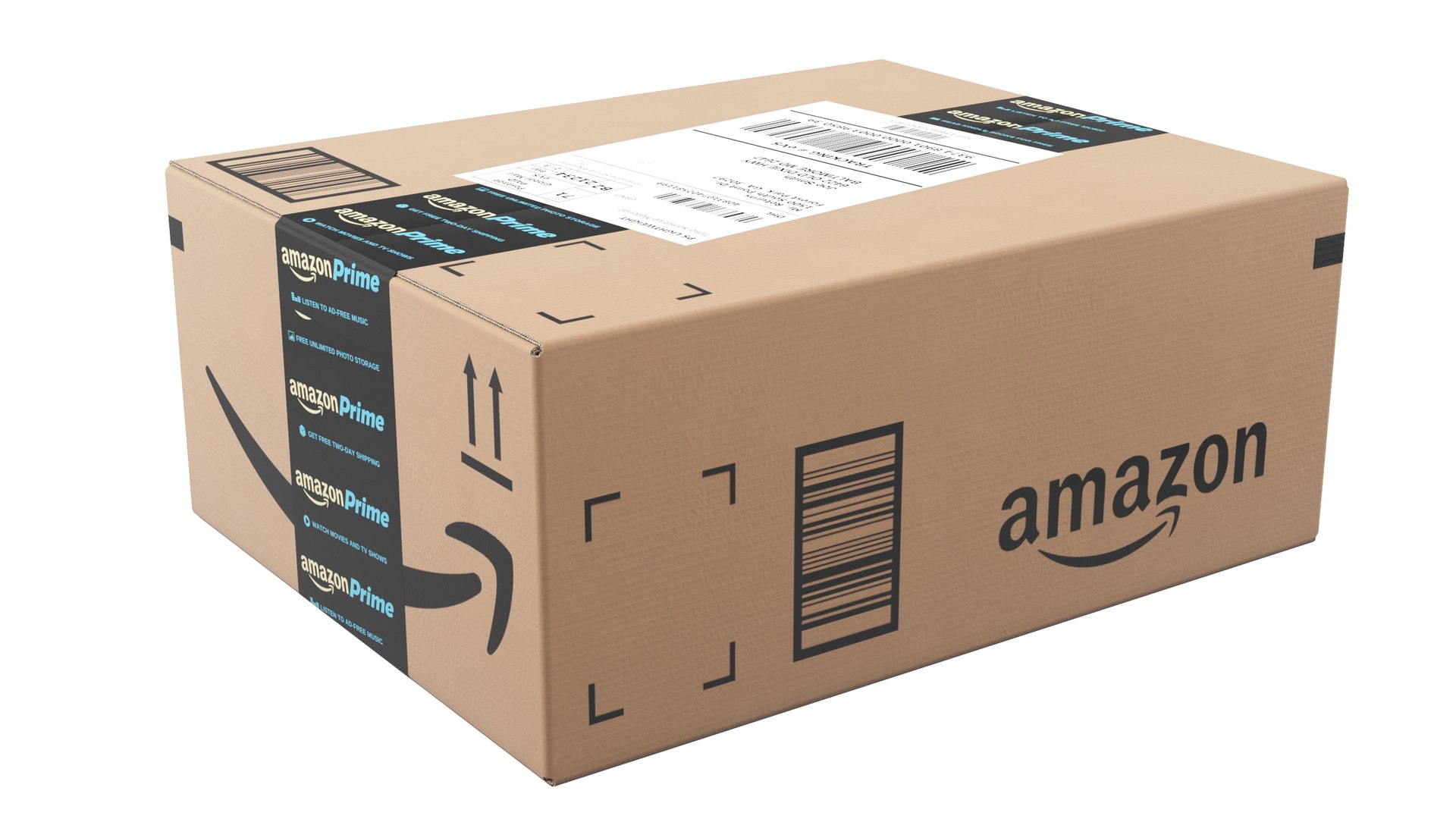 Amazon Parcels Box 30x24x12cm 3D Model - TurboSquid 1990825
