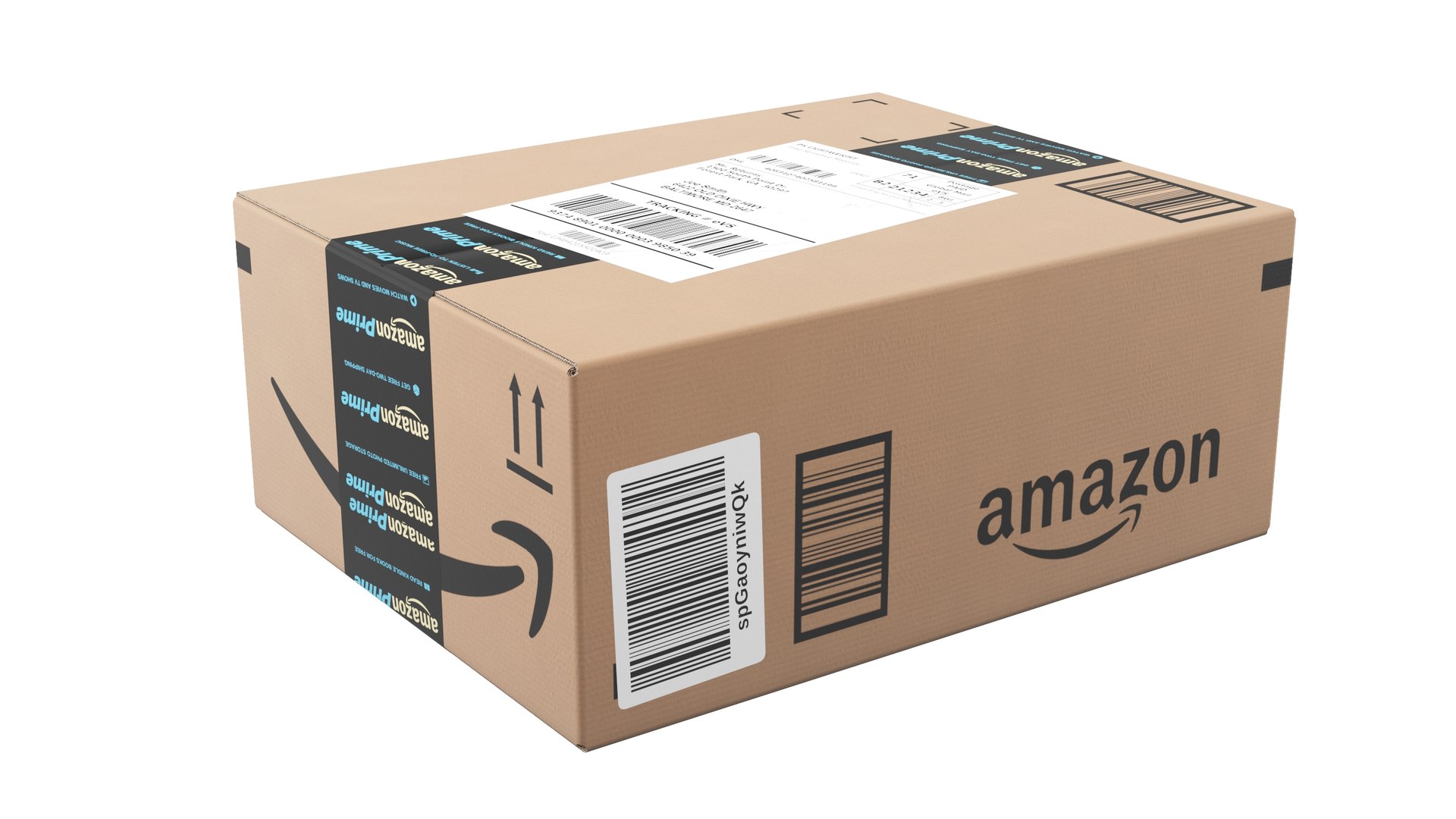 Amazon Parcels Box 30x24x12cm 3D Model - TurboSquid 1990825