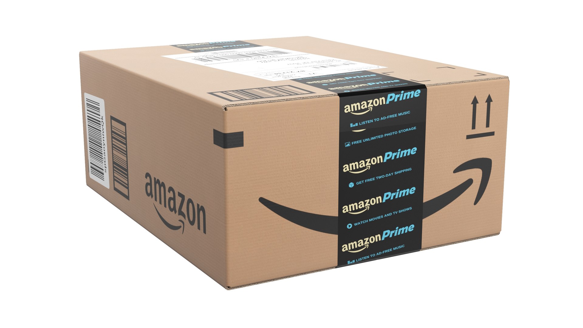 Amazon Parcels Box 30x24x12cm 3D Model - TurboSquid 1990825