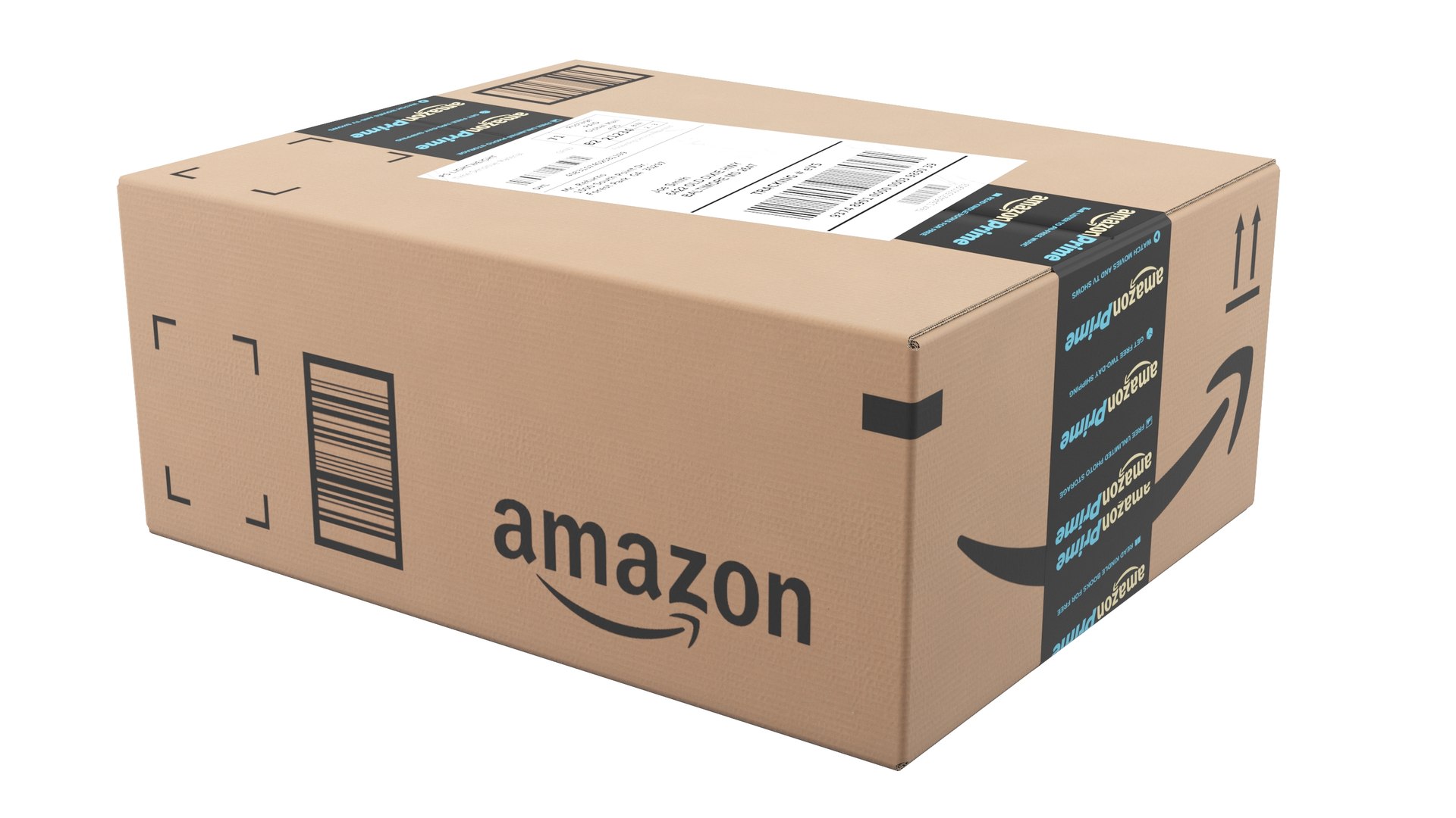 Amazon Parcels Box 30x24x12cm 3D Model - TurboSquid 1990825