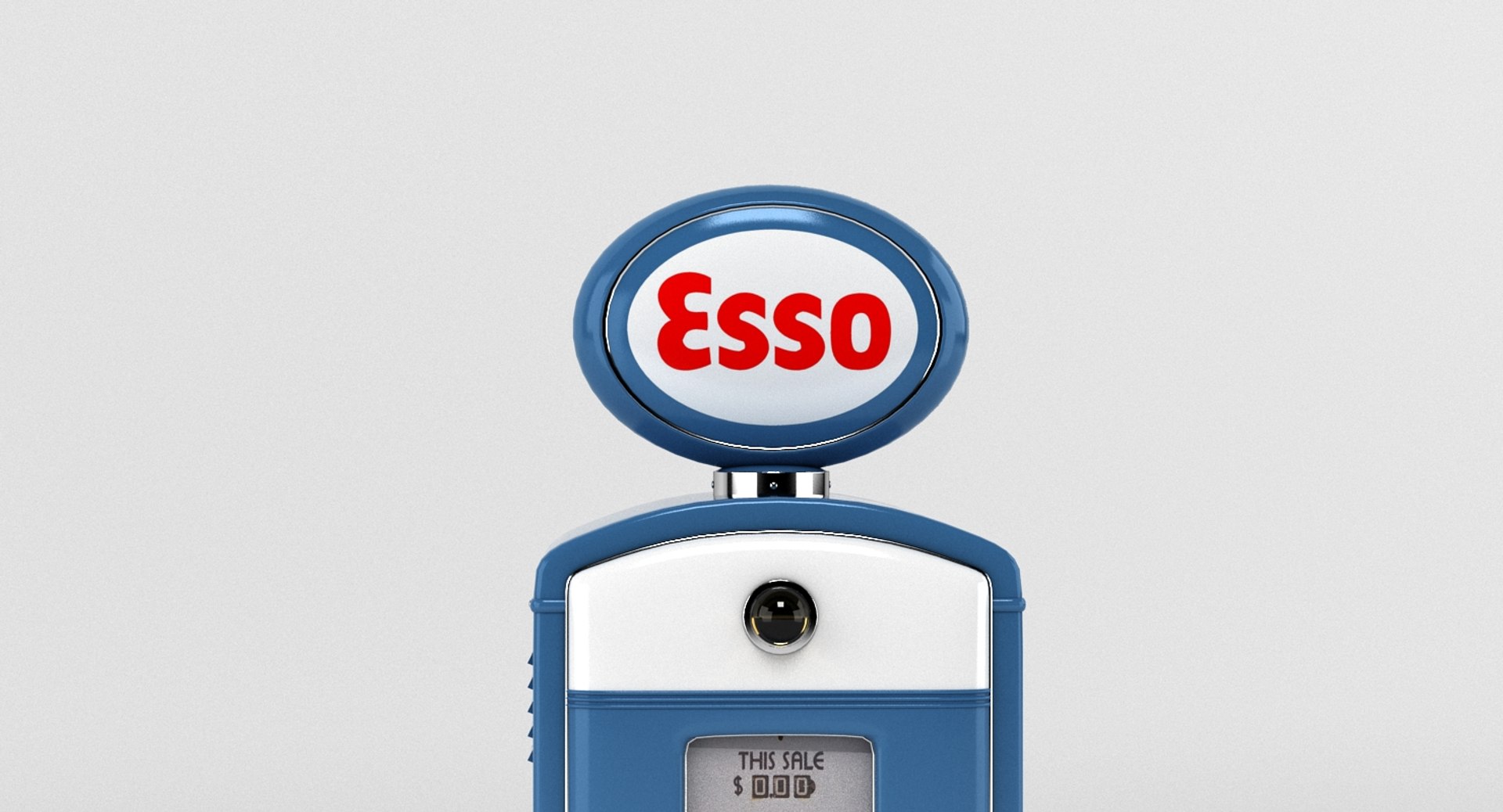 Esso Gas Pump 3D Model - TurboSquid 1280409