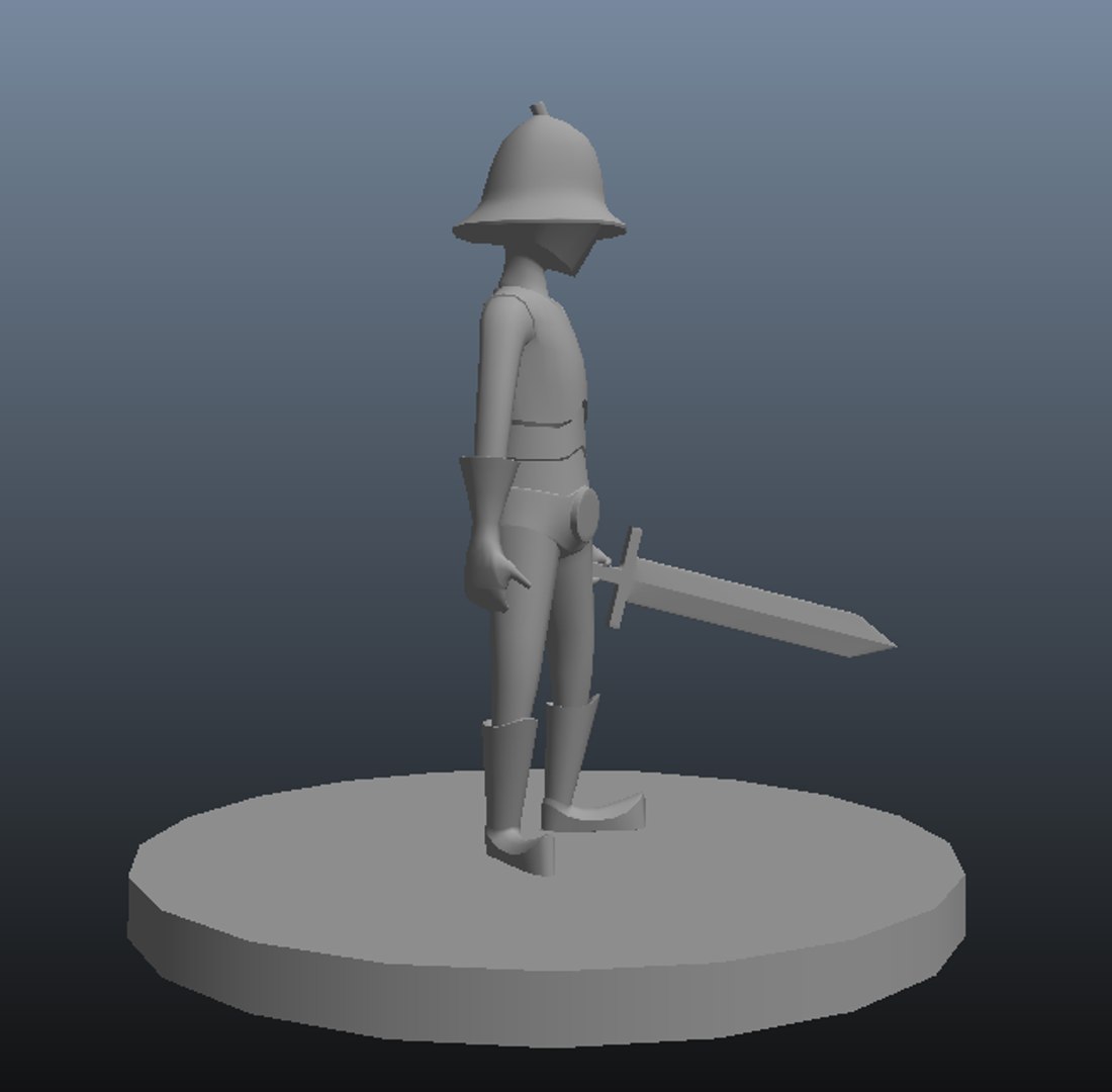 3d Model Knight