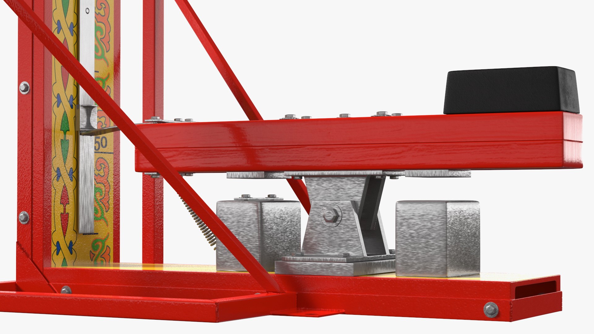 High Striker Strength Tester Game with Mallet model - TurboSquid 1736732