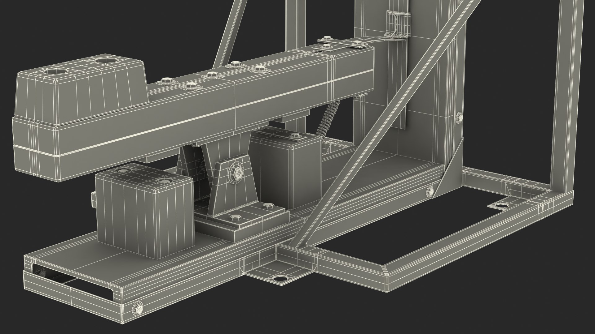 High Striker Strength Tester Game with Mallet model - TurboSquid 1736732