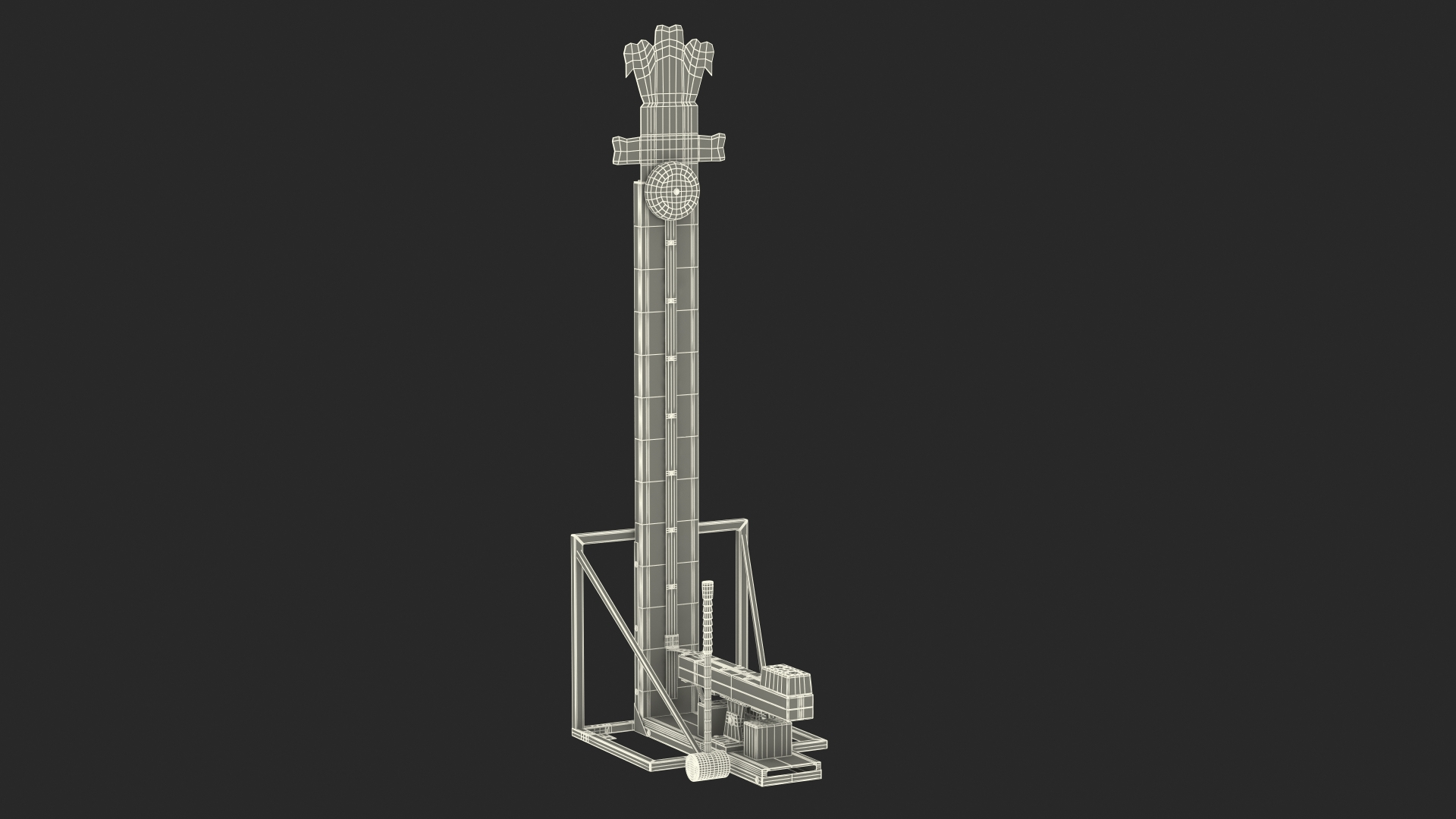 High Striker Strength Tester Game With Mallet Model - TurboSquid 1736732