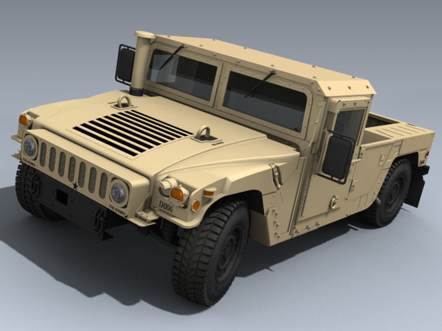 modelo 3d M1152A1 HMMWV Humvee (Desierto) - TurboSquid 740508