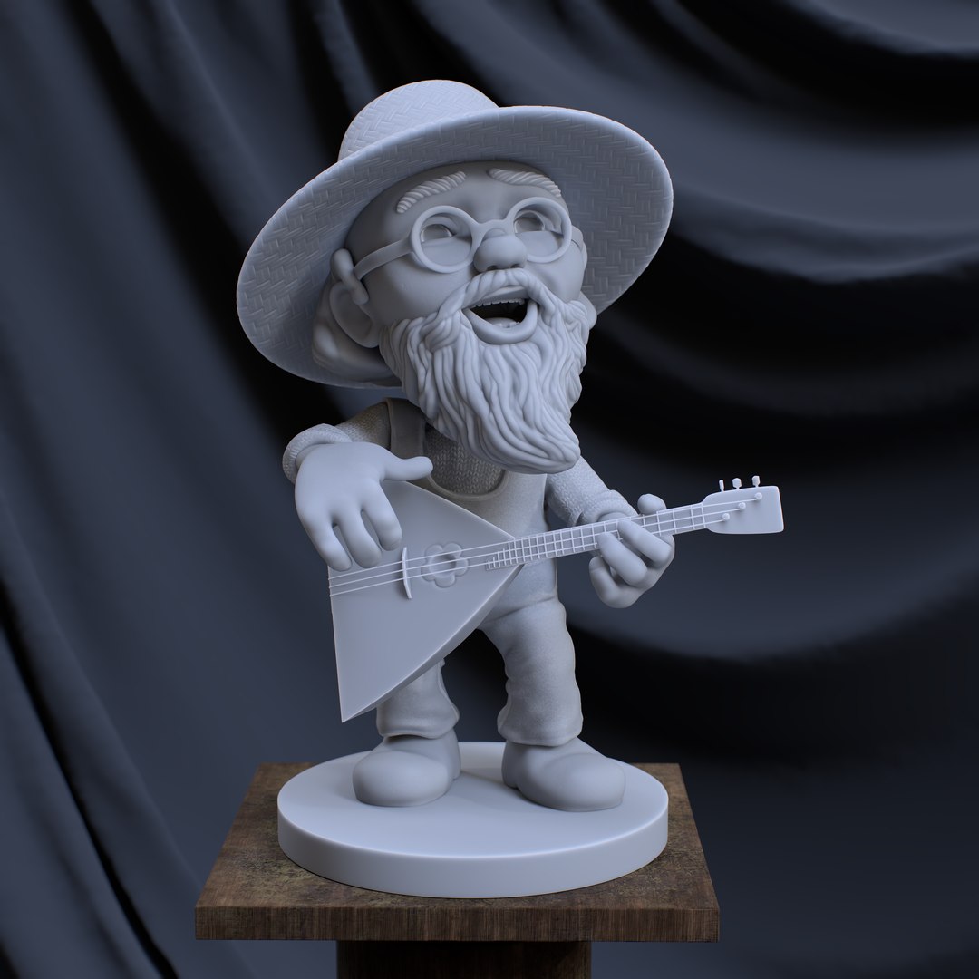 3D Gardener Figurine - TurboSquid 1917668