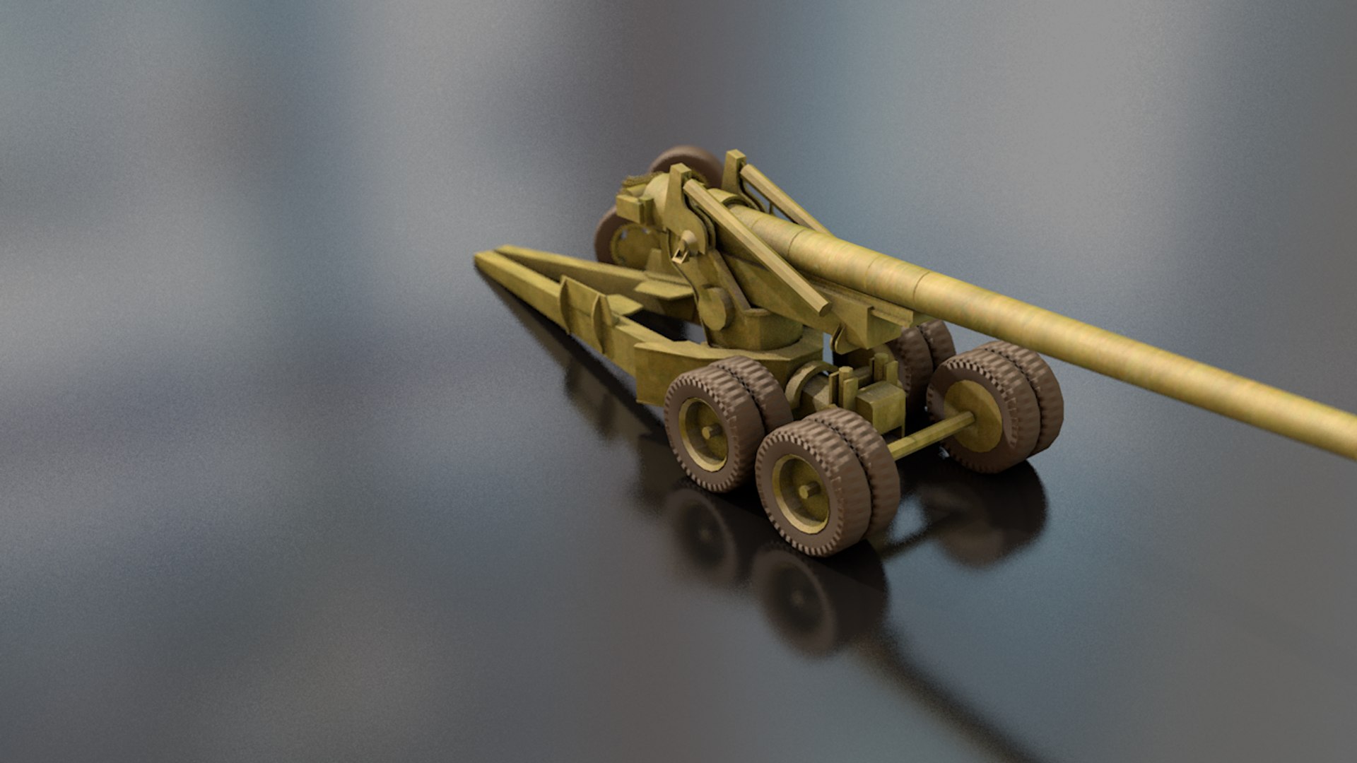 155 Mm M1 Caliber 3D Model - TurboSquid 1446219