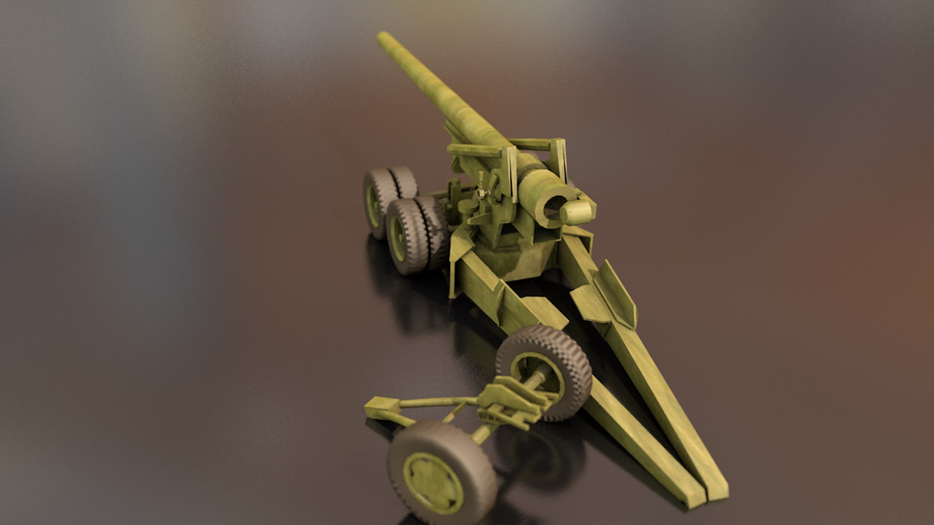 155 Mm M1 Caliber 3D Model - TurboSquid 1446219