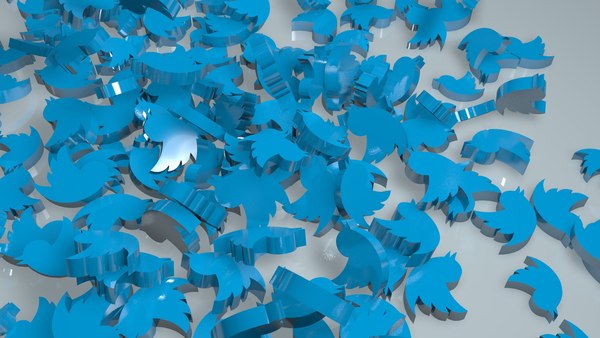 Twitter Logo with Animation 3D - TurboSquid 1809118