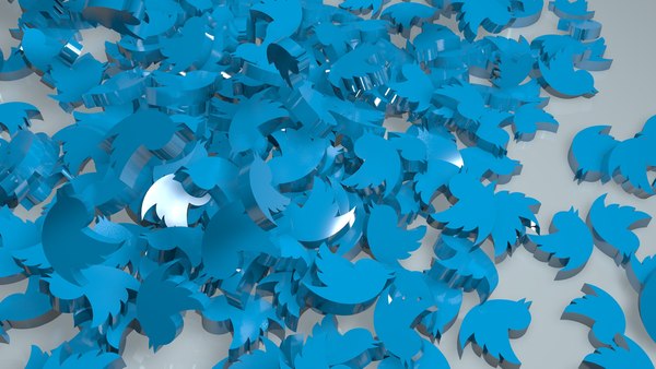 Twitter Logo with Animation 3D - TurboSquid 1809118