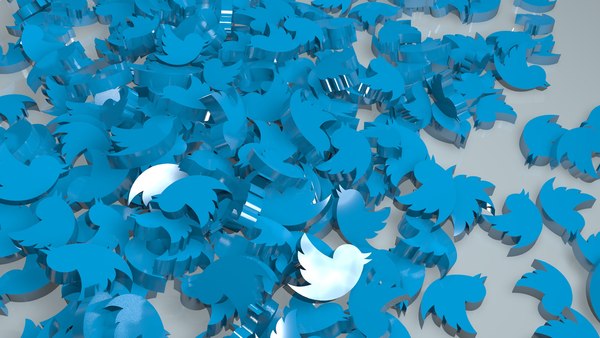 Twitter Logo with Animation 3D - TurboSquid 1809118